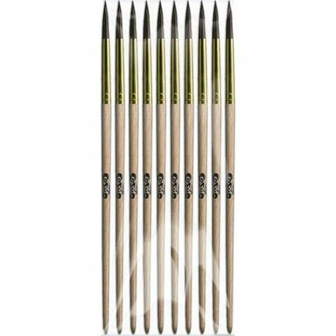 Кисть Альбатрос синтетика №2, круглая, Школьник