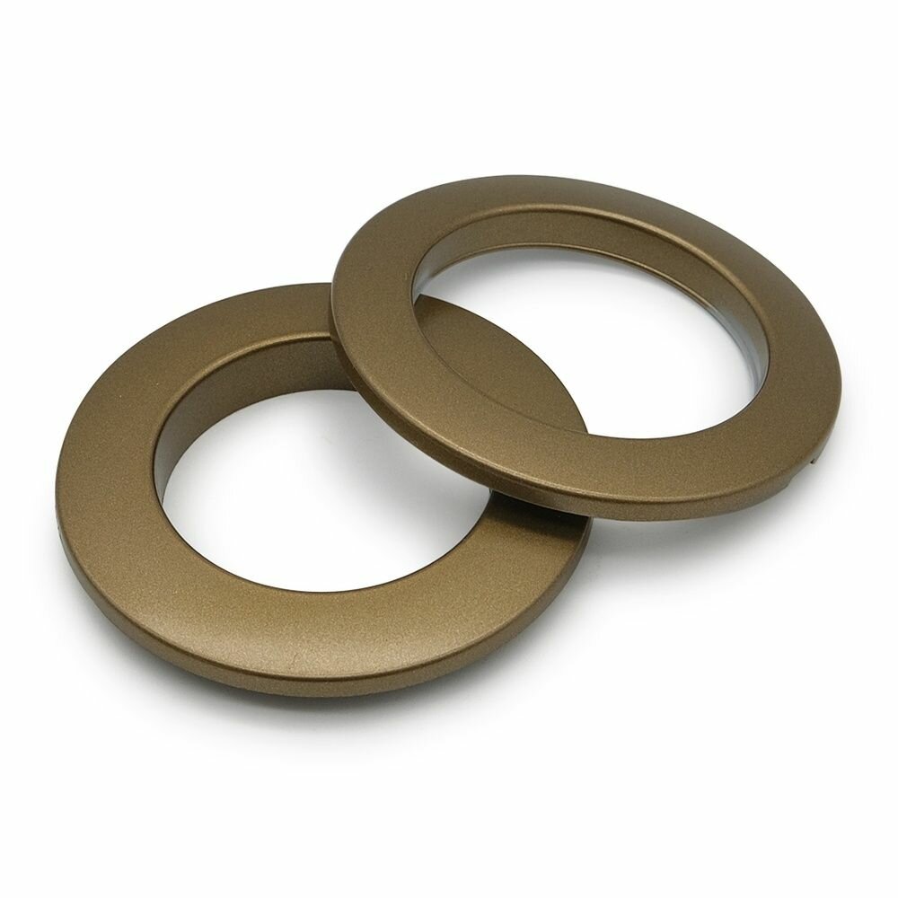 Люверсы для штор SmolTex круглый диаметр 35 мм с многоуровневым замком, 37 матовая латунь, 10 шт