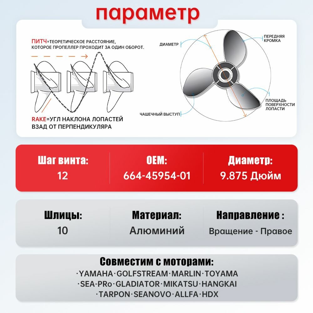 Винт для лодки — фото 1