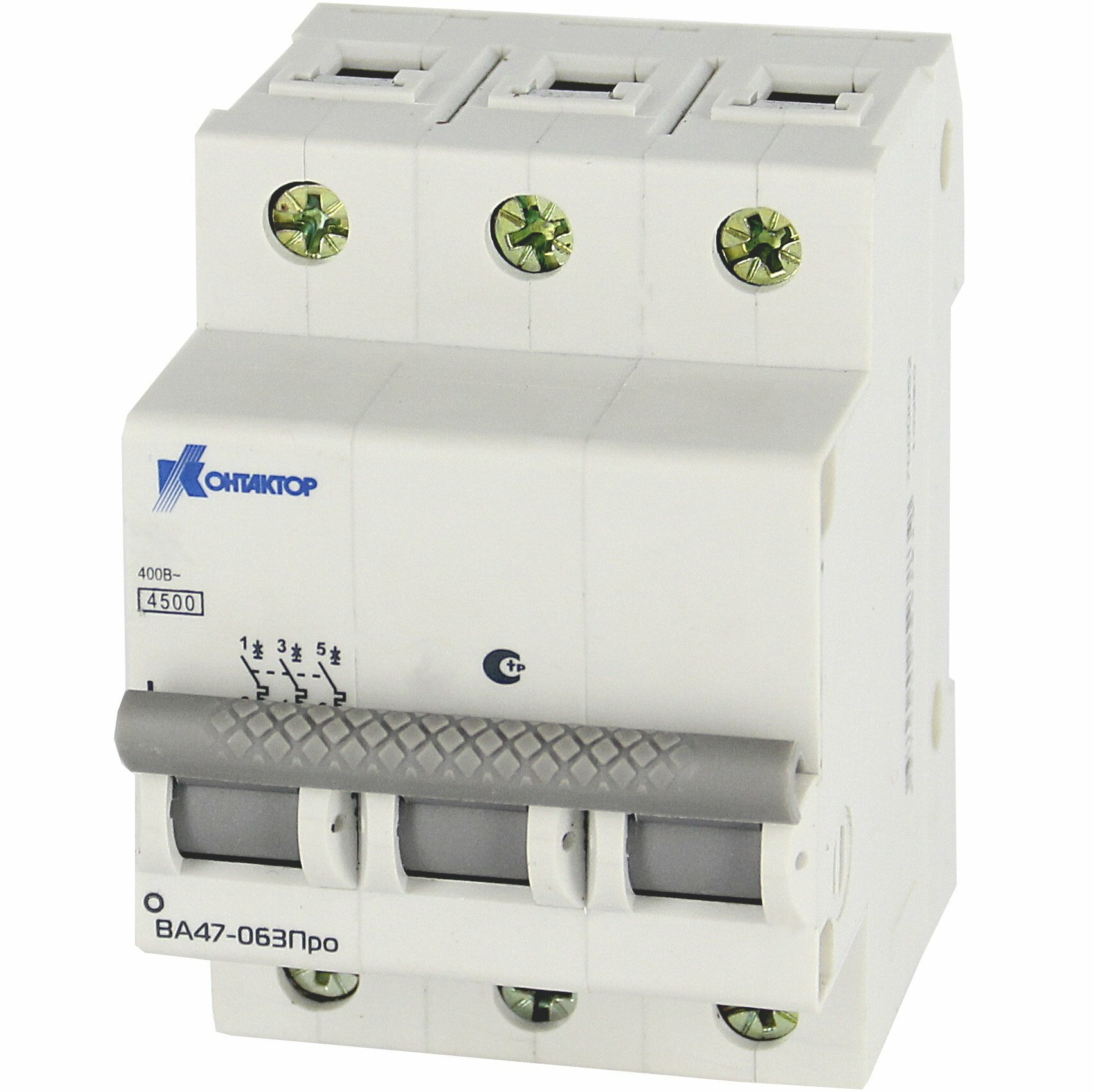 Контактор (Legrand) ВА47-063Про, 3P, 6A, Icu-4,5kA, х-ка С, 7000144