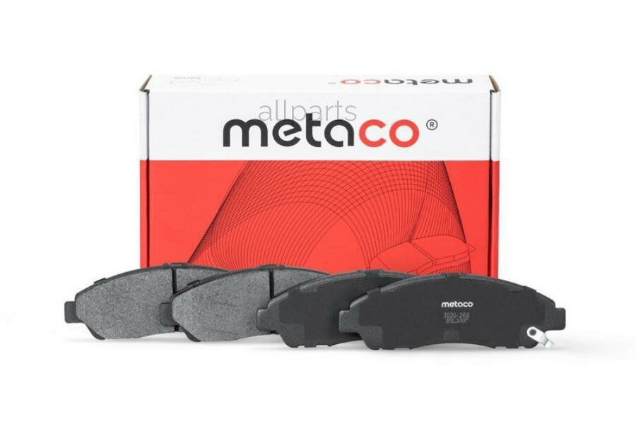 METACO 3000268 Колодки тормозные передние HONDA CIVIC | перед |