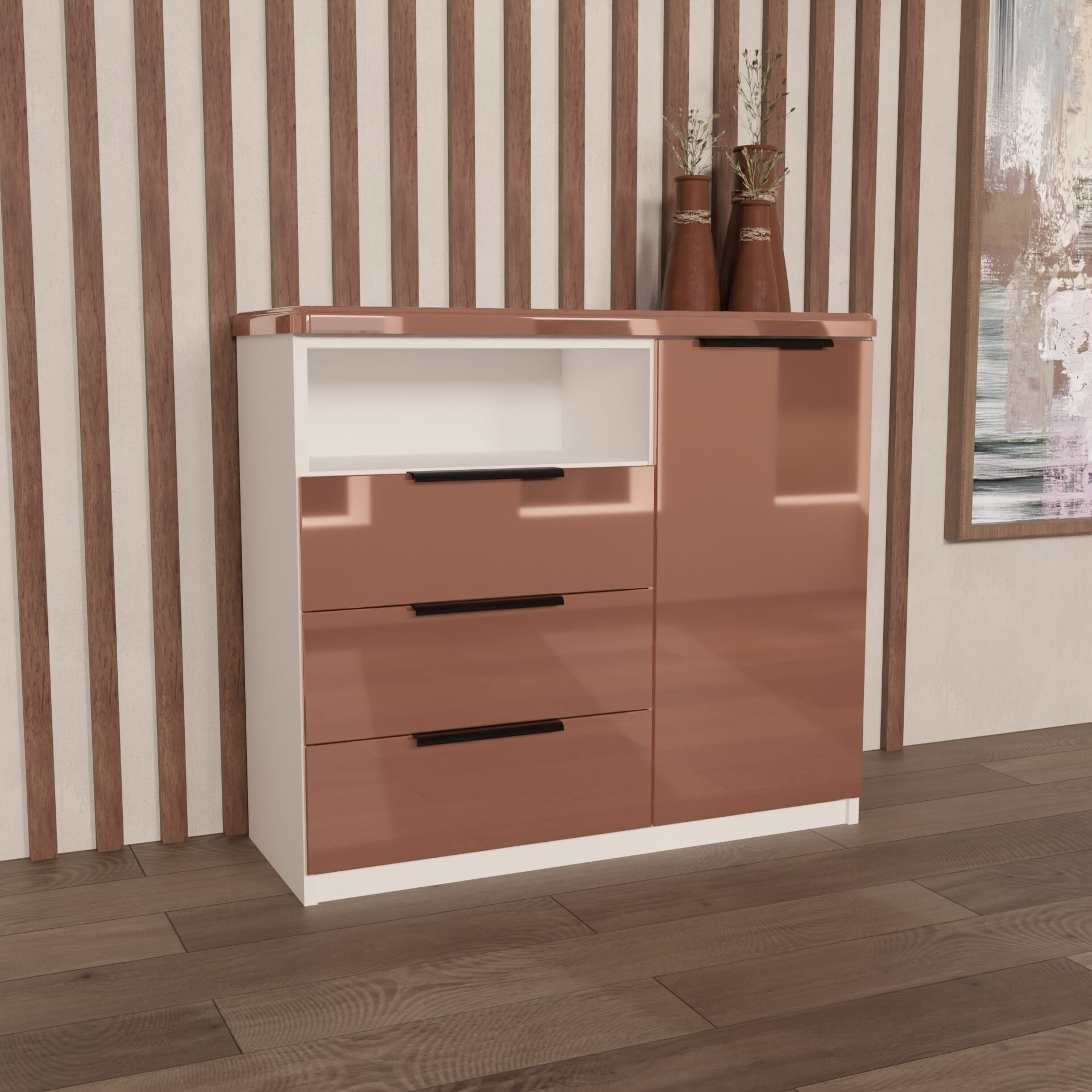 Комод 1000 Марта профильные ручки