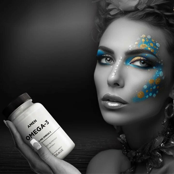 Добавка Codeage, Amen Omega-3, EPA & DHA, 90 желатиновых капсул основа здоровья