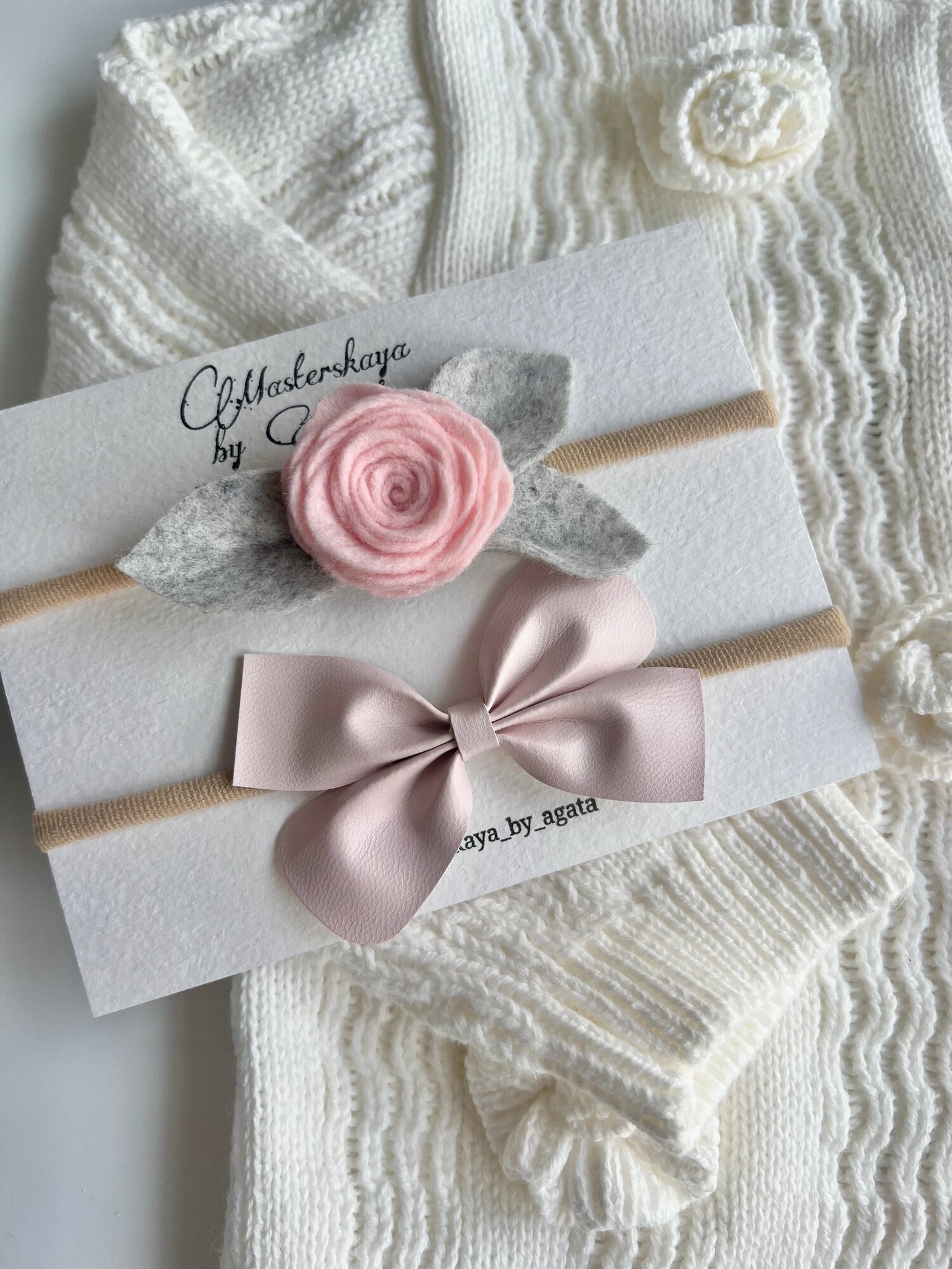 Набор повязок на голову для девочек малышек