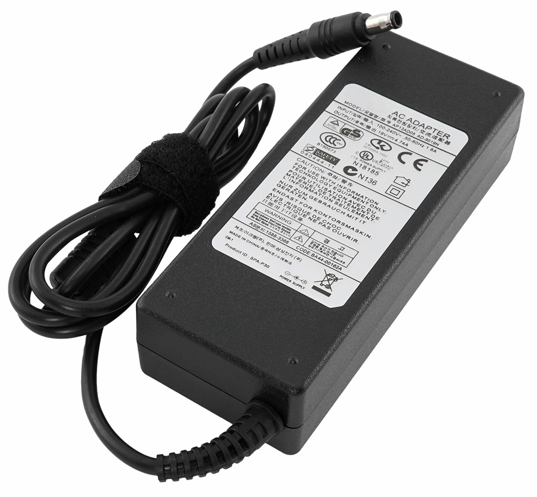 Блок питания для Samsung 19V 4.74A (90W) 5.5x3.0мм с иглой (OEM)