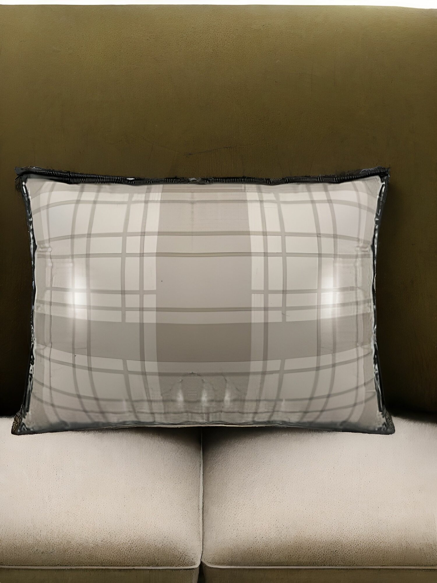 Подушка Home&Style Шерсть Ангоры, хлопок, 50x70, упругая поддержка