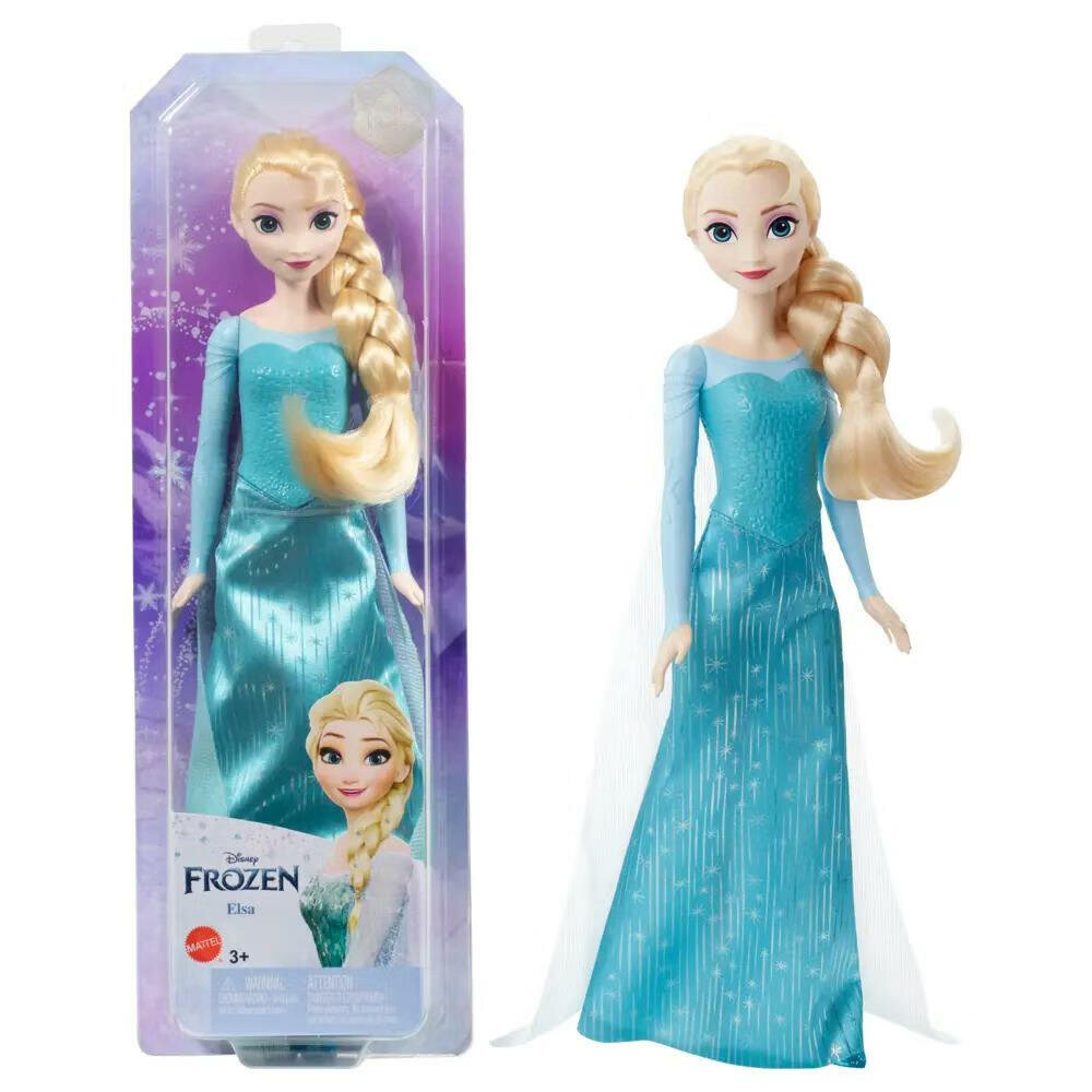 Barbie Girls' New Year Gift, Frozen 1 Princess Doll, Frozen 1 Elsa Princess Doll HLW47
