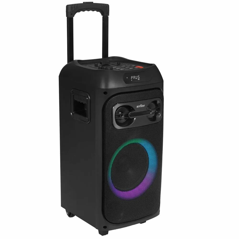 Портативная аудиосистема Aceline LP-V150, пластик, 21-50Вт, черная