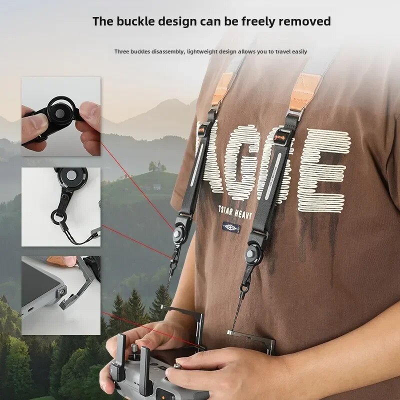 Балансировочный кронштейн для шеи для DJI RC/RC 2, пульт дистанционного управления с ремнем для DJI Air 3/Mini 3 Mini 3pro 4pro/mavic 3pro