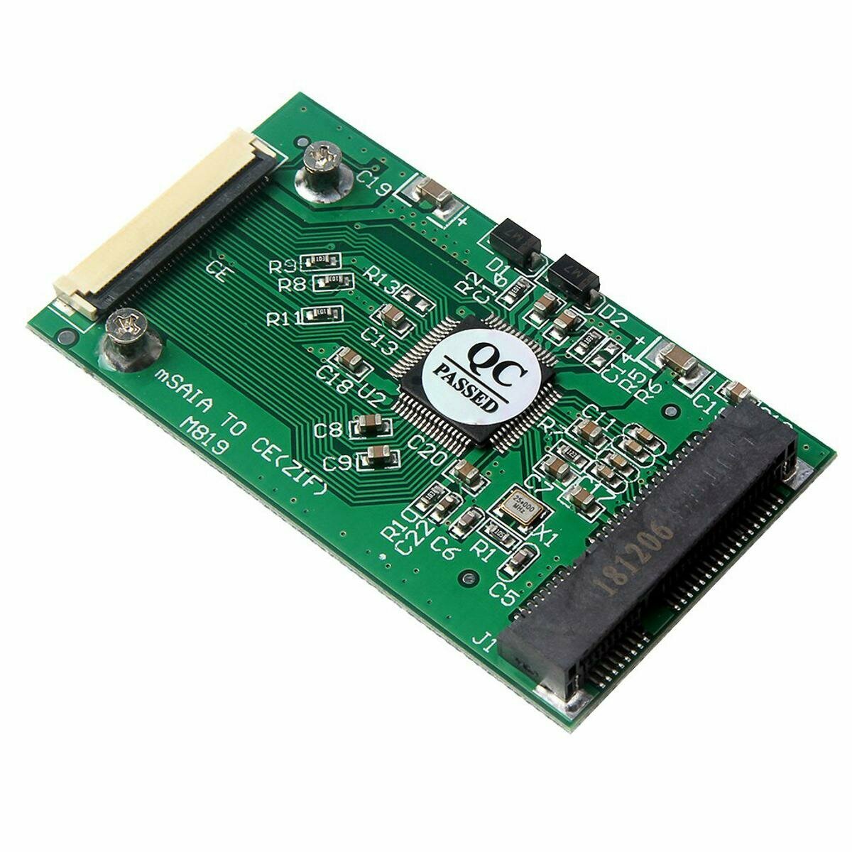 MSATA Mini PCI-E SATA SSD TO ZIF CE 1,8-дюймовая 40-контактная карта адаптера ZIF CE