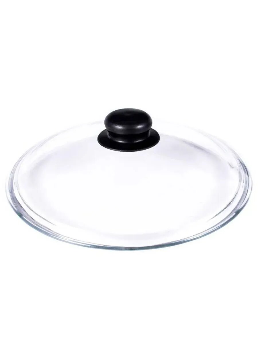 Крышка TimA, для сковороды/сотейника/кастрюли, боросиликатная, 22см, прозрачная
