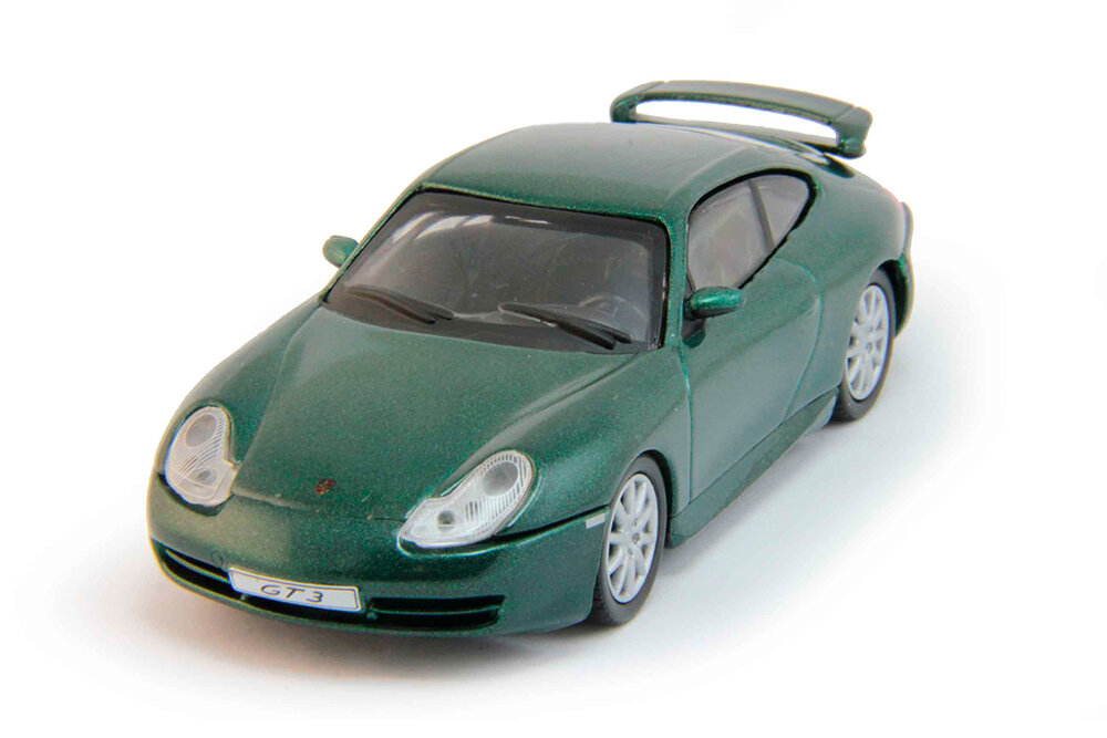 Модель коллекционная DEAGOSTINI Porsche 911 GT3 1999 green