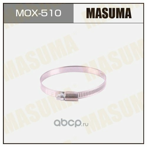 Хомут Masuma 60-80 мм Червячный нержавеющая сталь Masuma MOX510