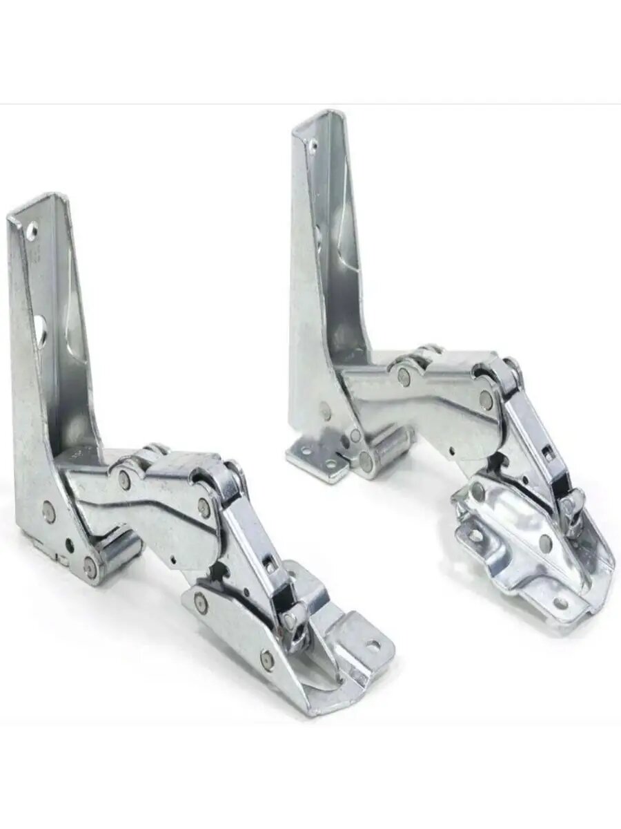 Петля для двери холодильника SKL DHF205WH, верхняя, нижняя, металл, 2 шт