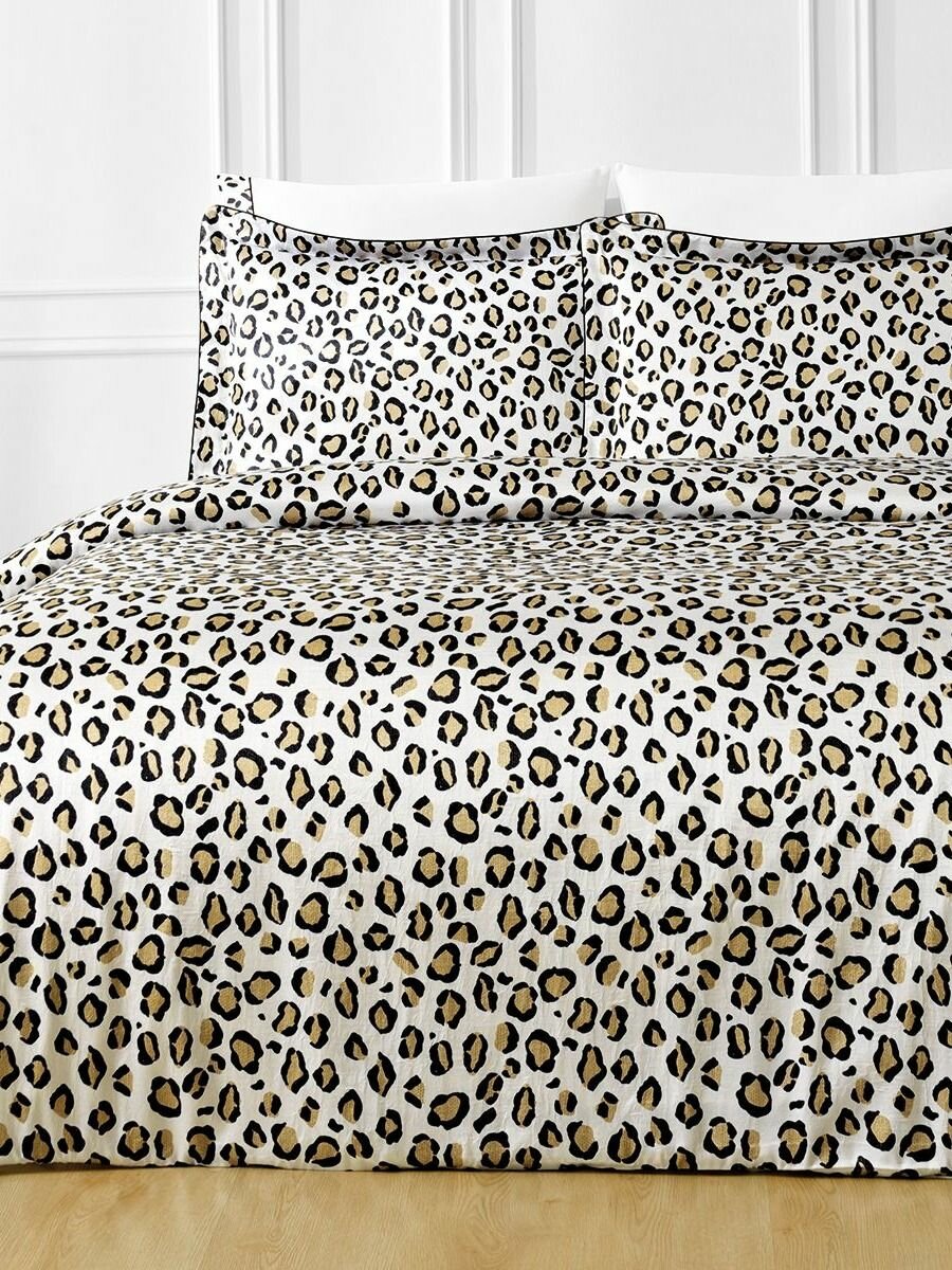 Постельное белье Tivolyo Home CHEETAH жатый шелк евро