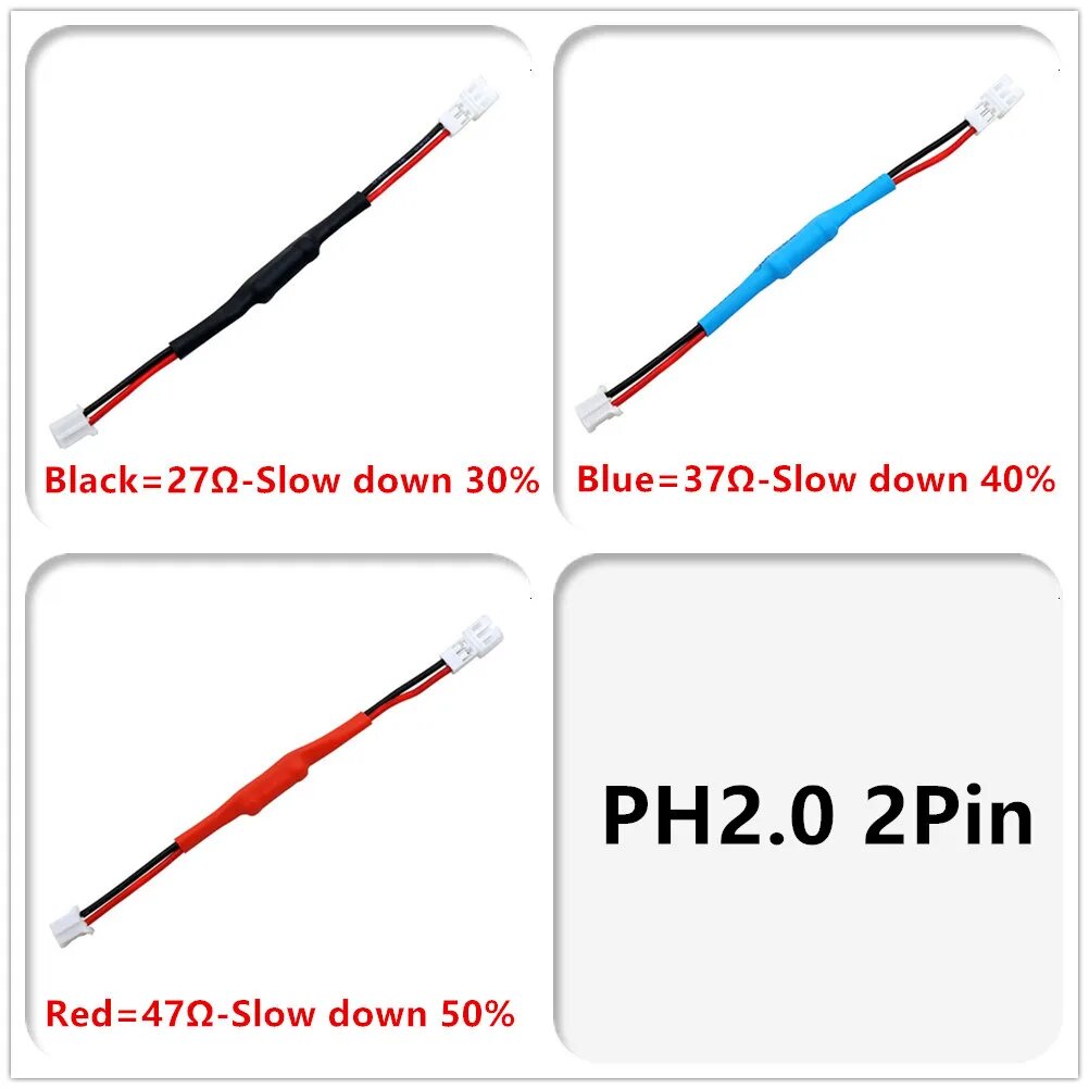 Кабель регулятор скорости вентилятора CY Blue, PH2.0 2Pin