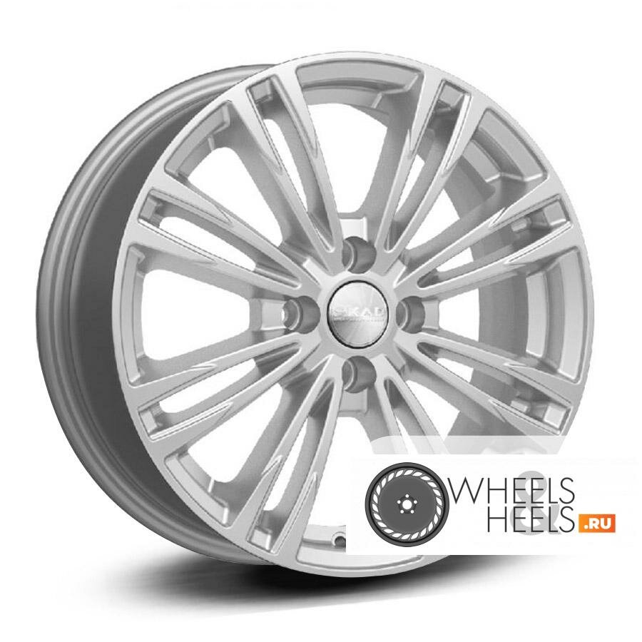 Диск автомобильный литой Скад Ламар 16x6.5 4x114.3 et40 dia67.1 Насыщенный серебристый