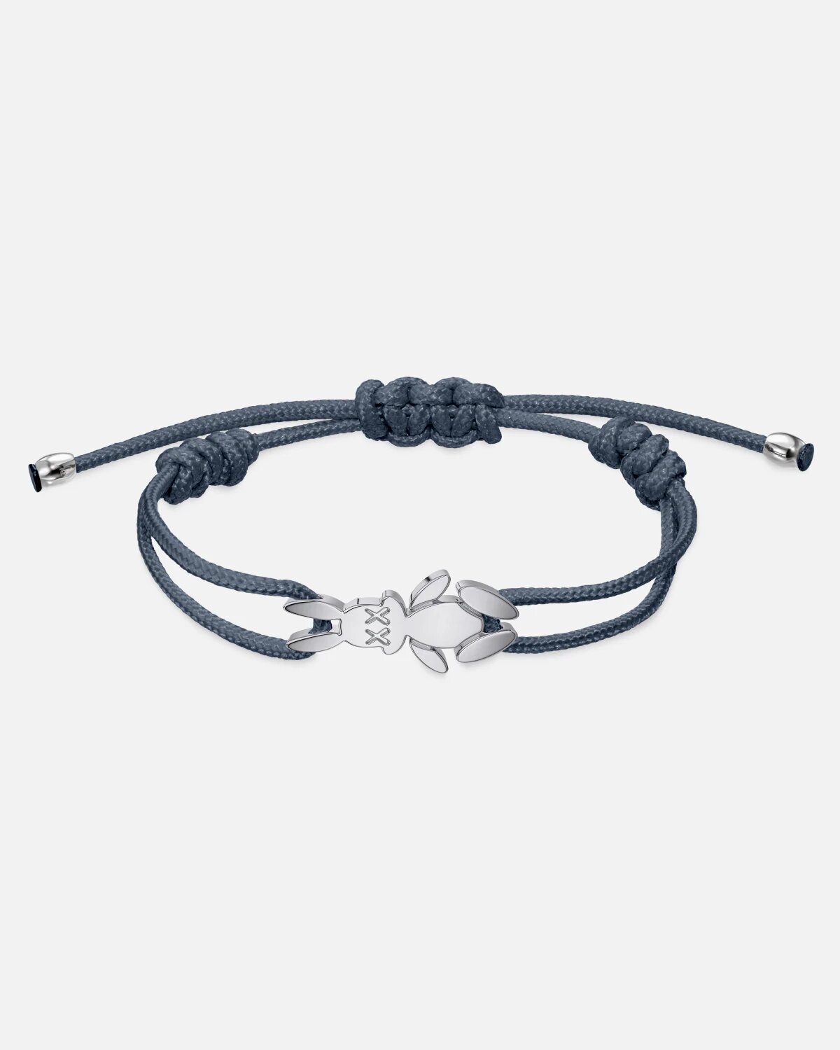 Браслет-нить, серебро, 925 проба, родирование