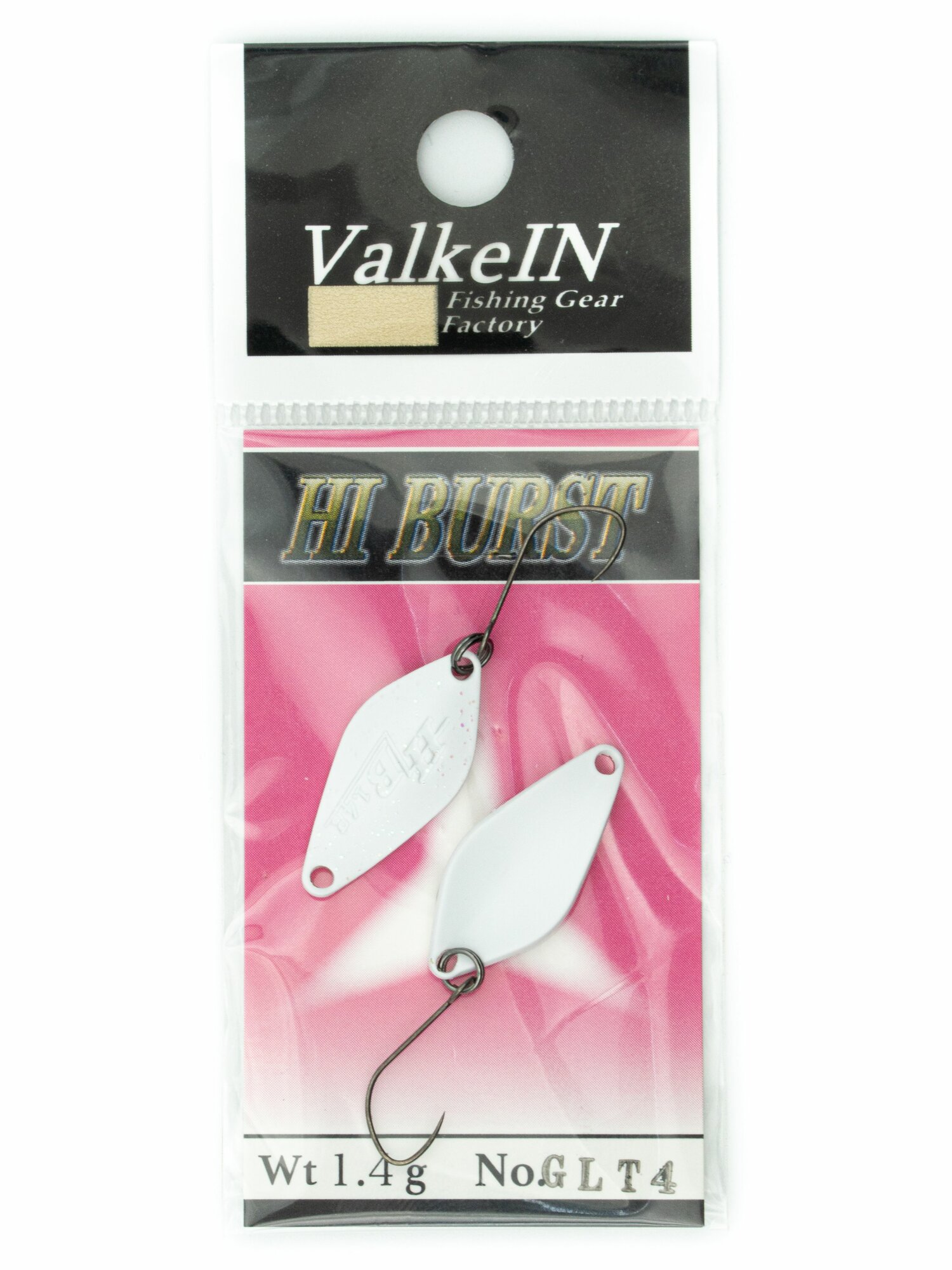 Блесна для рыбалки на форель VALKEIN HI BURST, вес 1.4 гр, цвет GLT4