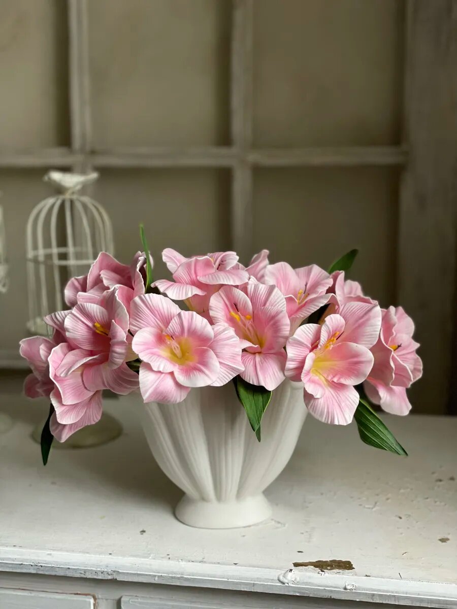 Искусственные цветы Гладиолус соцветия