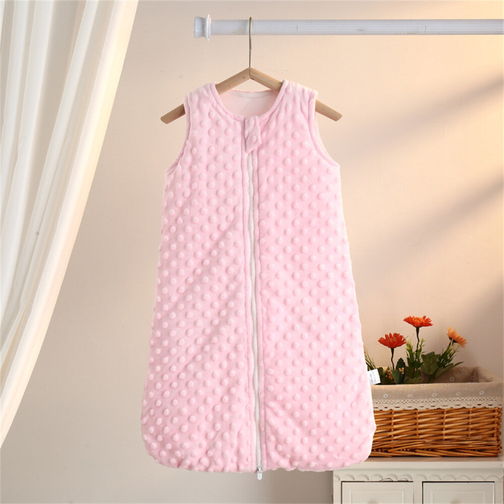 Спальный мешок Aishimiao Doudou, для новорожденных, розовый, бархатный, 0-6 мес.