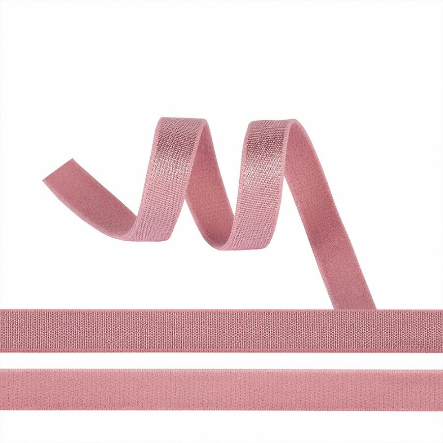 Резинка TBY бельевая (для бретелей) 10мм RBB05137 цв. F137 розовый уп.25м