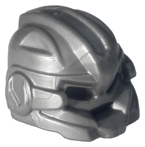 Minifigure, Headgear Helmet Hero Factory (Bulk), 15351 Flat Silver U
