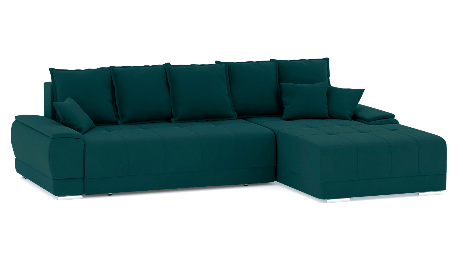 Диван угловой Nordviks, Изумруд
