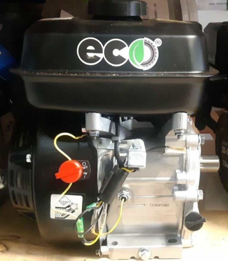 Двигатель бензиновый 7лс четырехтактный 170F с валом шлицевым Д25мм мотоблоков 170F ECO 52531