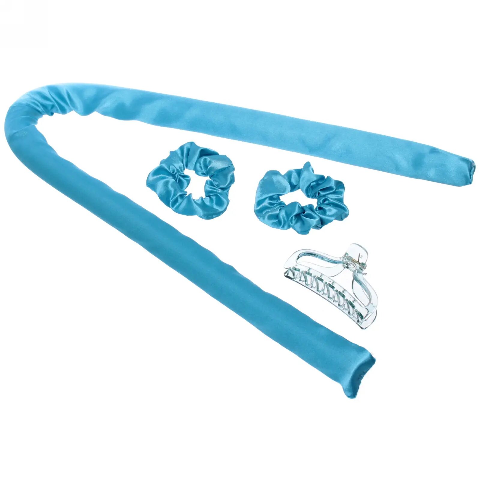 Бигуди для завивки волос «Curling», набор 3 в 1, голубой тиффани, 22х8х5см