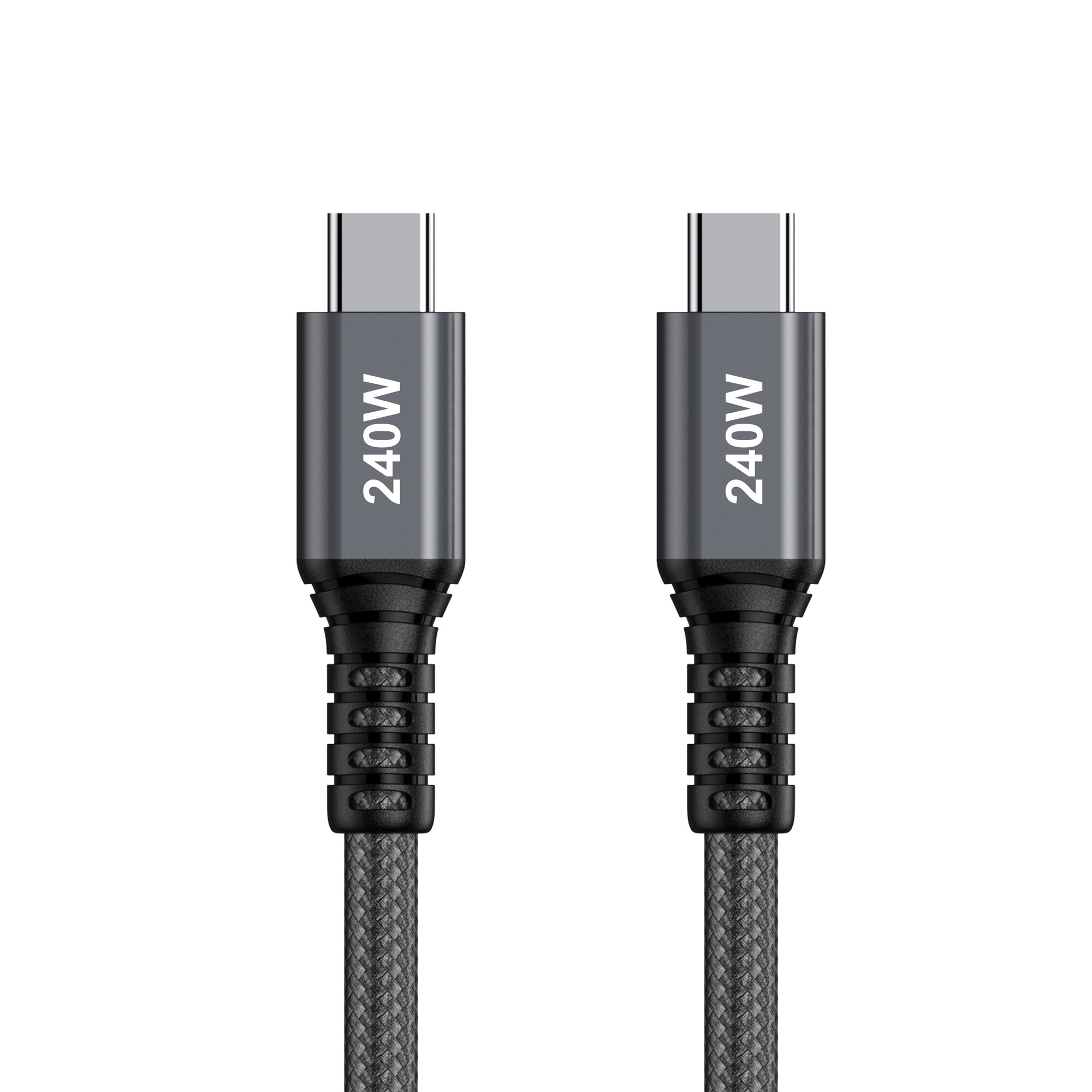 SlimQ > Кабель USB-C → USB-C для зарядки и передачи данных, 240W, 480 Мбит/с, 1 м