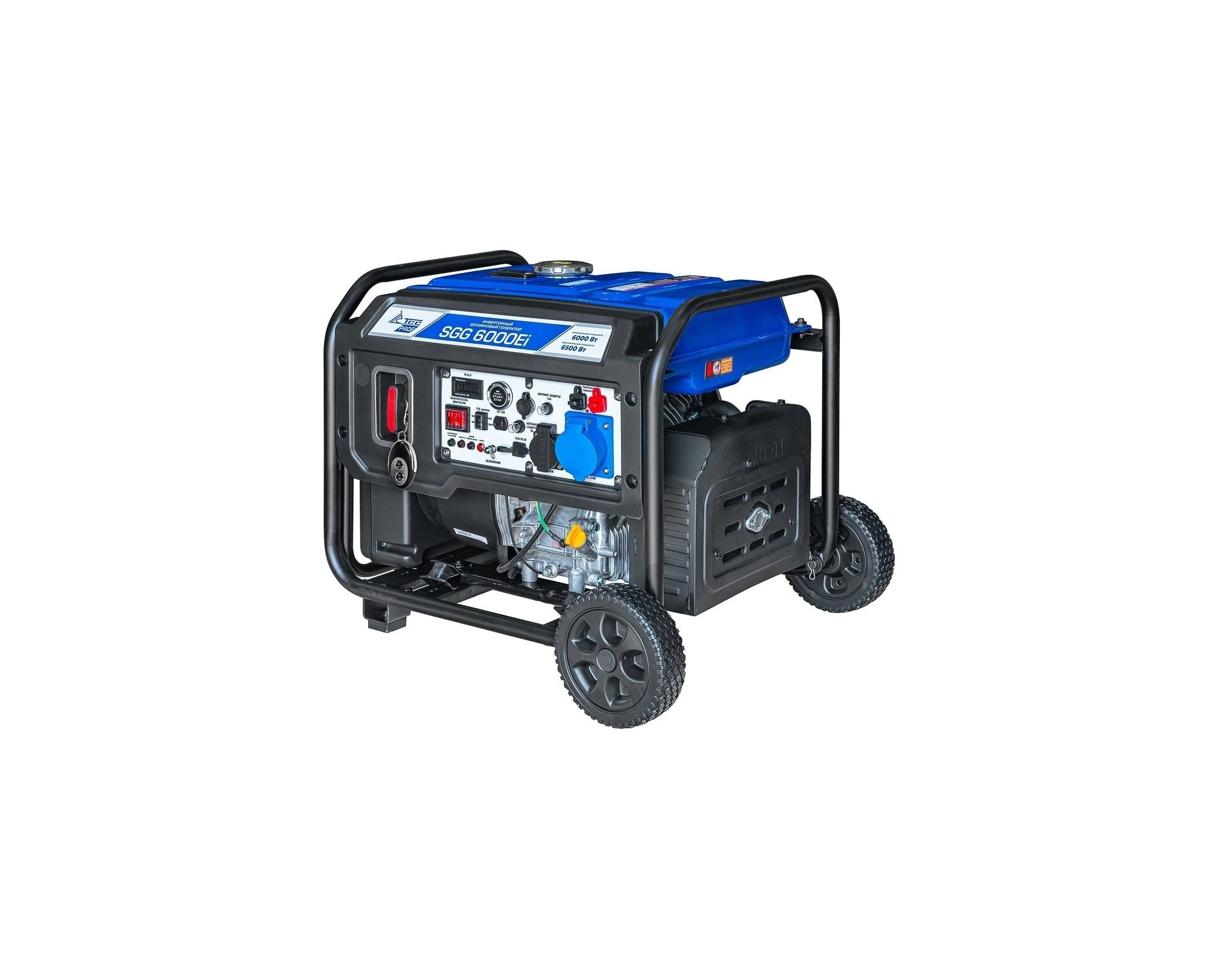 Генератор ТСС SGG 6000Ei, однофазный, 6 кВт, 4-тактный двигатель SV320