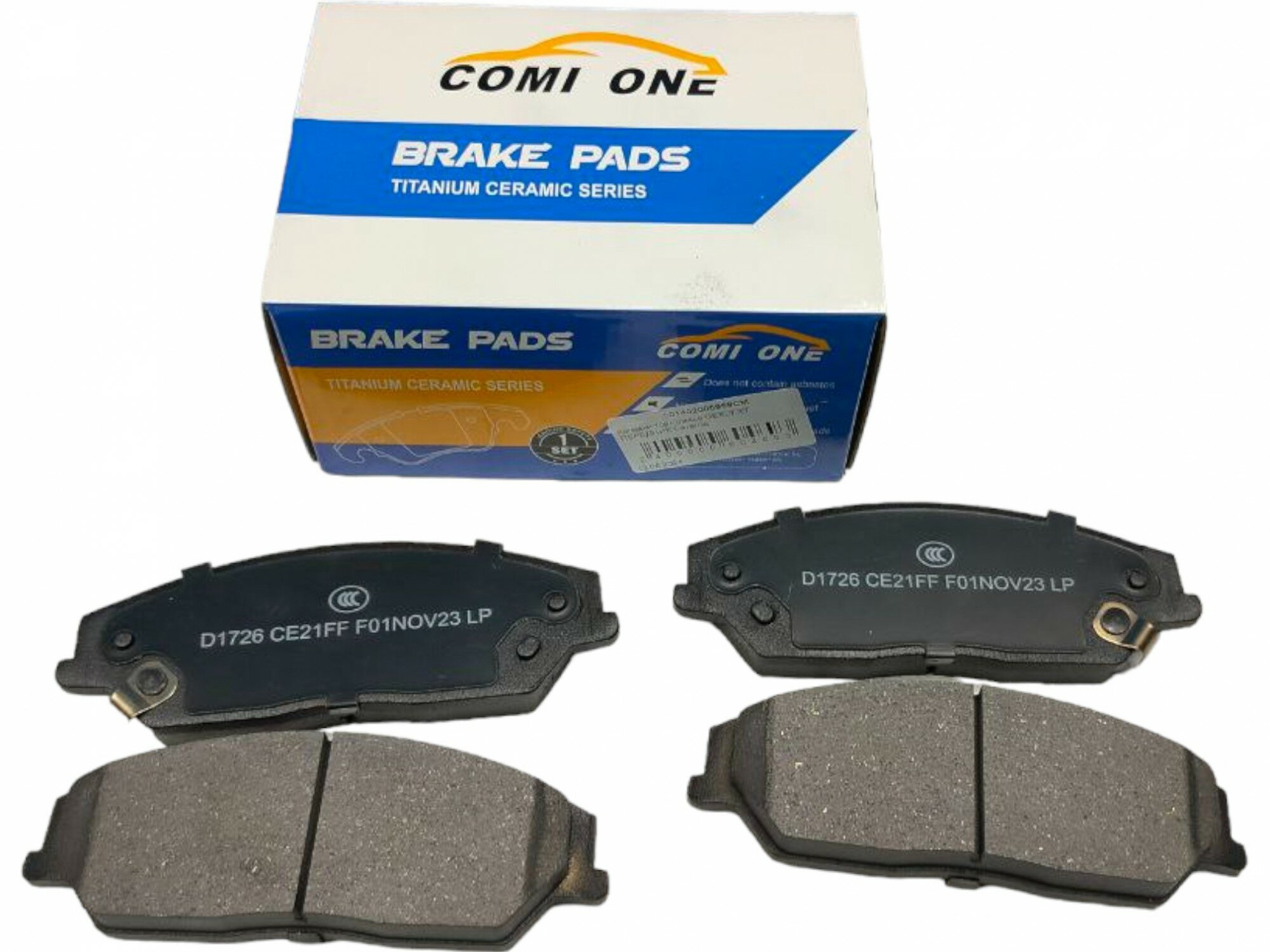 Колодки тормозные Comi One GEELY Х7 передние Ceramic