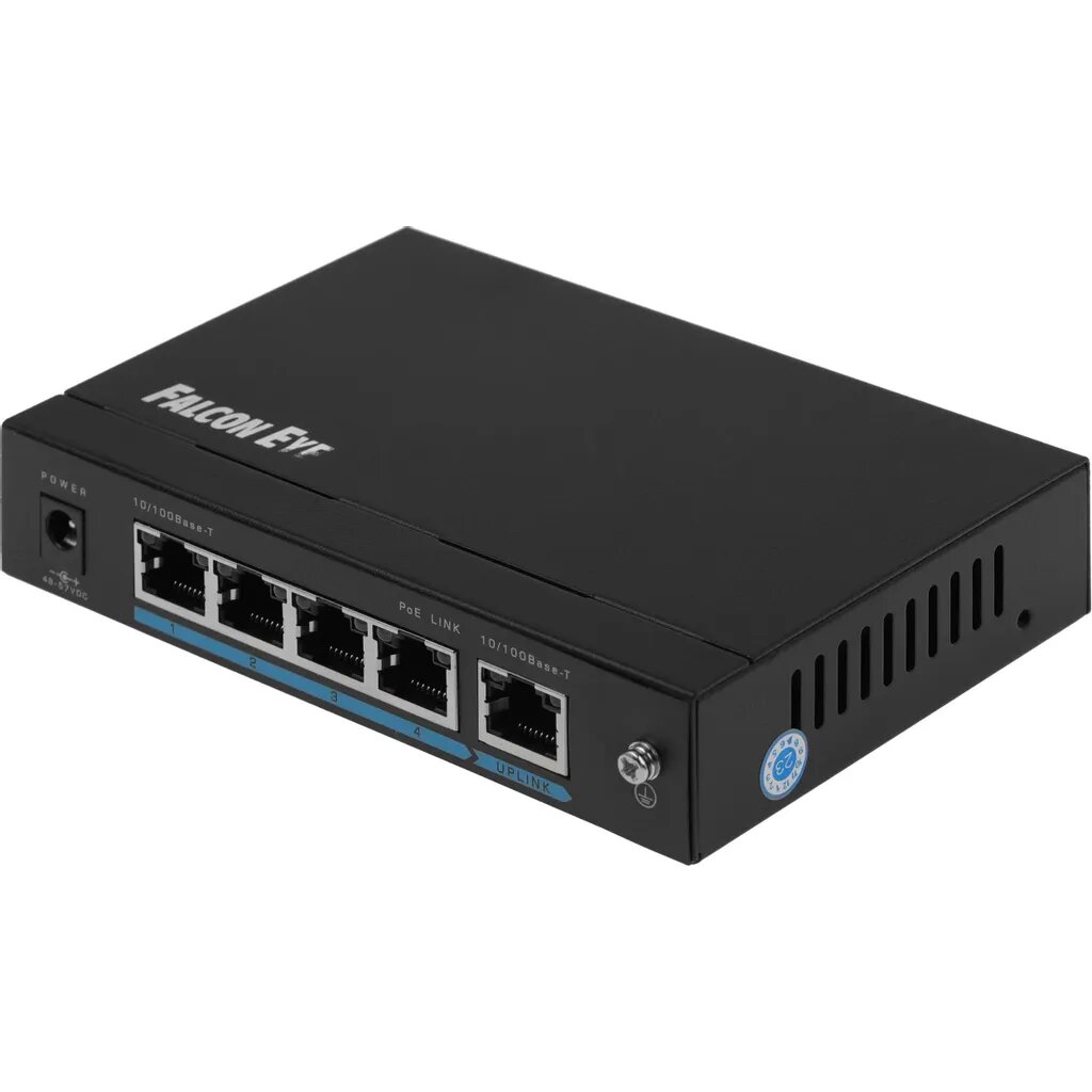 Коммутатор Falcon Eye FE-104POE-S, неуправляемый