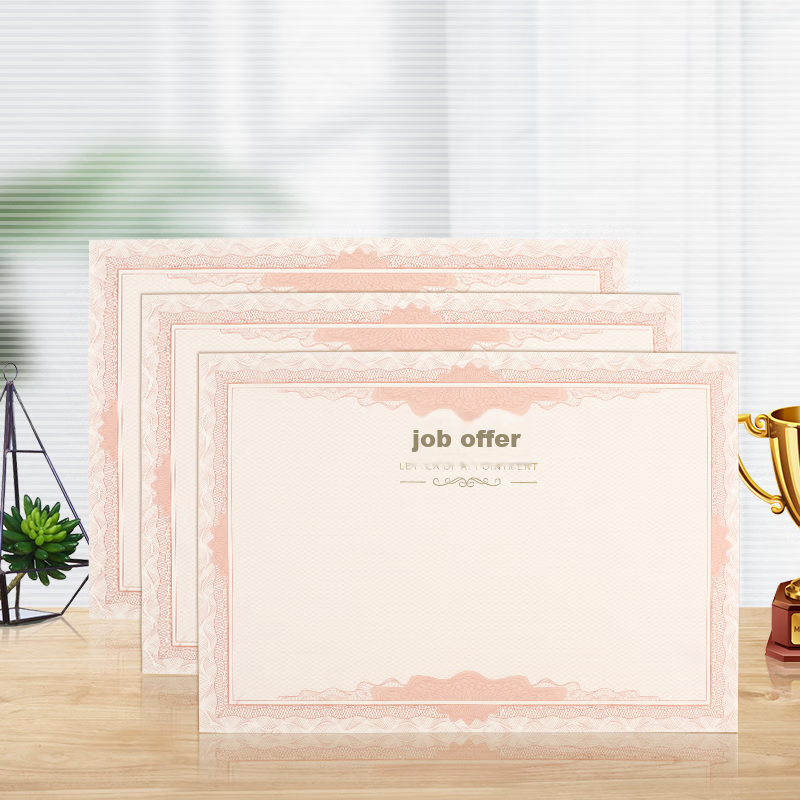 Befon 8k Appointment Letter Inner Pages, Appointment Certificate Inner Pages, Company Employment Certificate, Includes Printable Inner Pages, Stationery, 12 Sheets 6495
