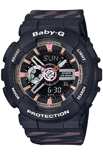 Наручные часы CASIO, черный/фиолетовый — фото 1