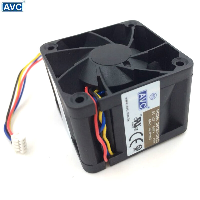 Новый Оригинал AVC DBTB0428B2U 12V 0.48A 4CM 4028 4line temperature control Вентилятор охлаждения