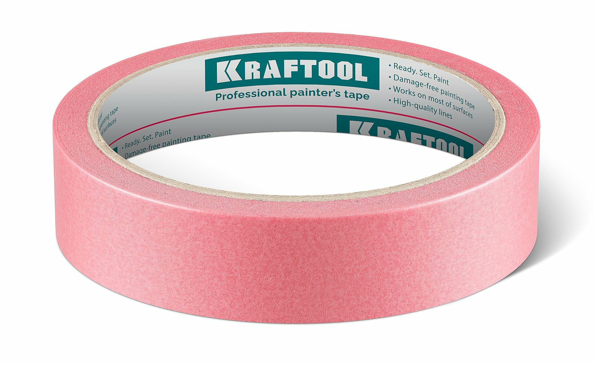Малярная лента KRAFTOOL #200 Delicate 25ммx30м, для деликатных поверхностей 12102-25