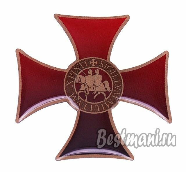 Крест Тамплиеров, сувенирный Значок, значки редкие, памятные коллекционные