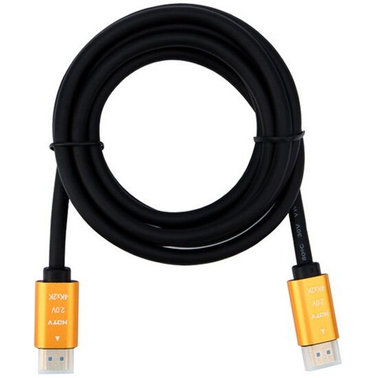 Кабель Rexant HDMI-HDMI 2.0, серия Gold, 2 метра (Ultra HD 4K, FHD)