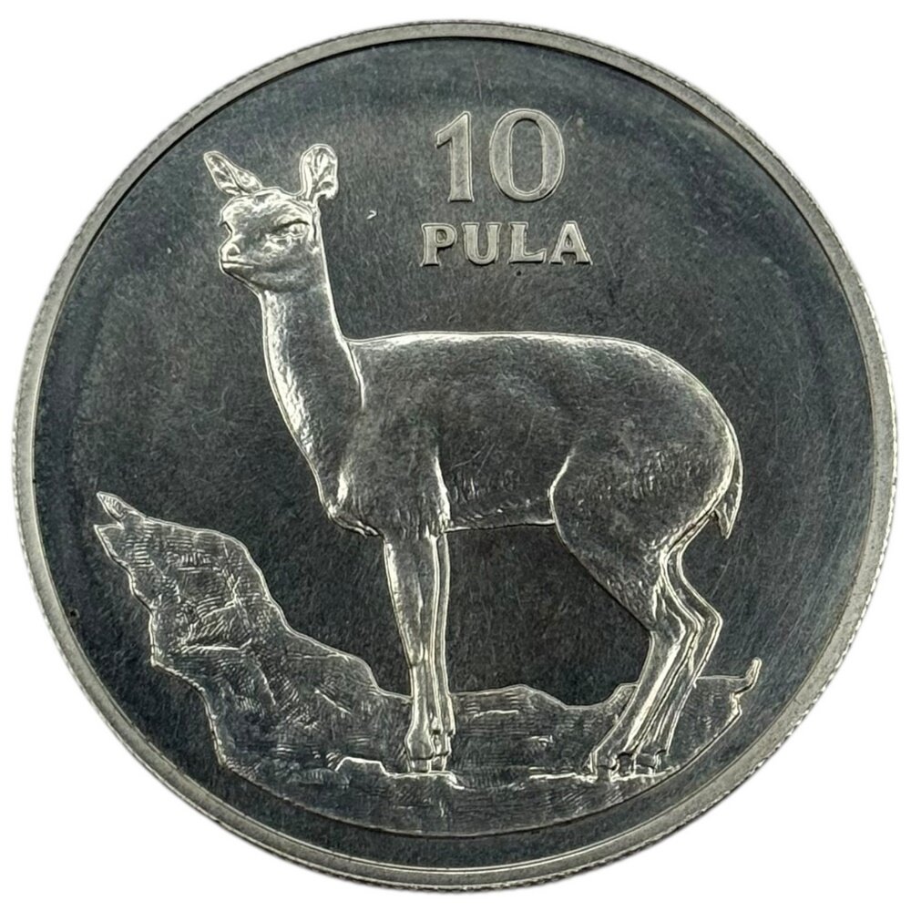 Ботсвана 10 пул 1978 г. (Дикая природа - Антилопа-прыгун)