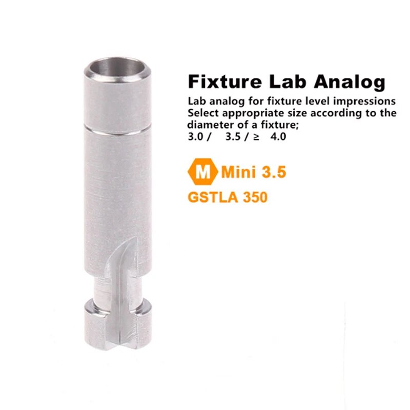 Аналоговый имплант из медицинского титана Dental Lab GSTLA 350-M