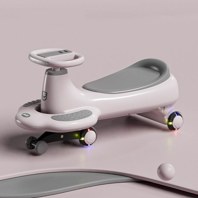 Детский качающийся велосипед-каталка для детей 1-8 лет с бесшумными колесами (для малышей и взрослых)