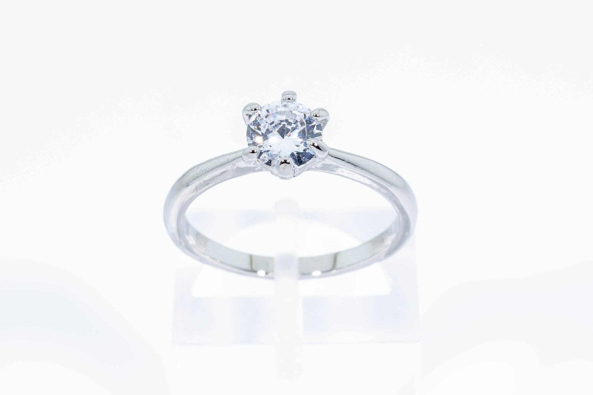 Кольцо, фианит, искусственный камень