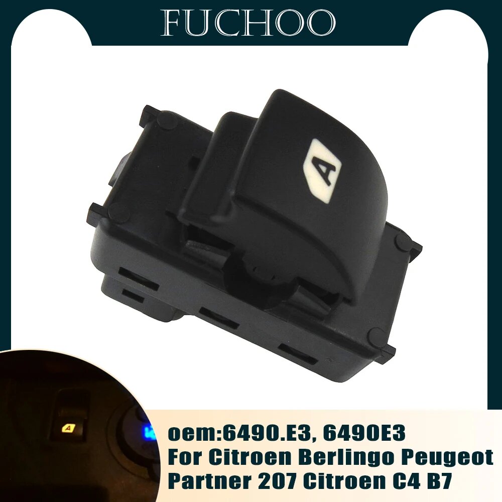 Кнопка переключения стеклоподъемника со стороны пассажира, автомобильные аксессуары для Citroen C4 Berlingo для Peugeot Partner