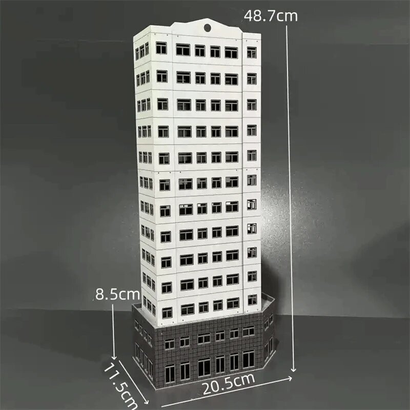 Пластиковый набор для сборки модели здания 1/87