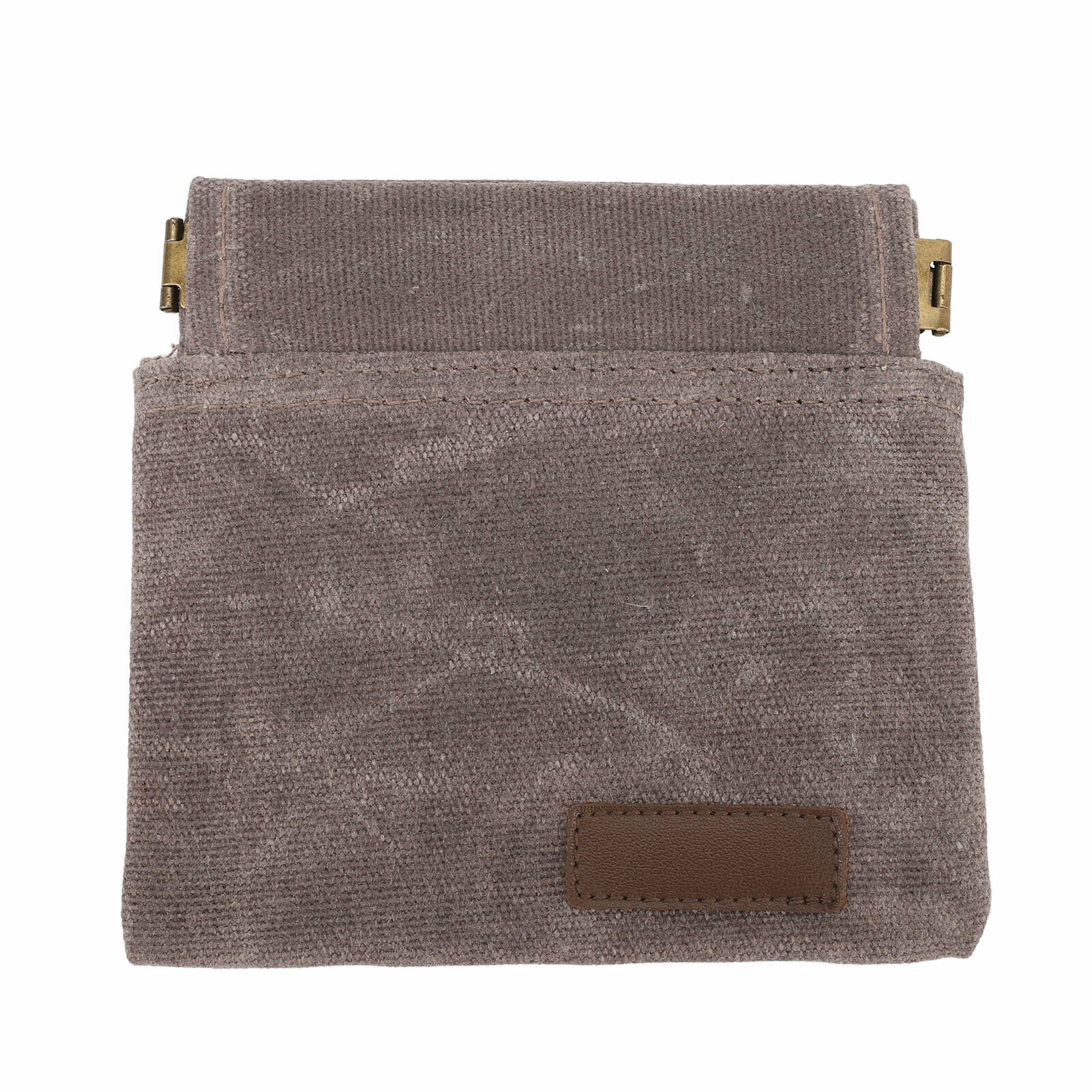 Сумка для лакомств для собак, портативная холщовая сумка для хранения корма для собак, сумка для перекусов во время дрессировки, предотвращающая потерю питомца, для путешествий на открытом воздухе, серая.