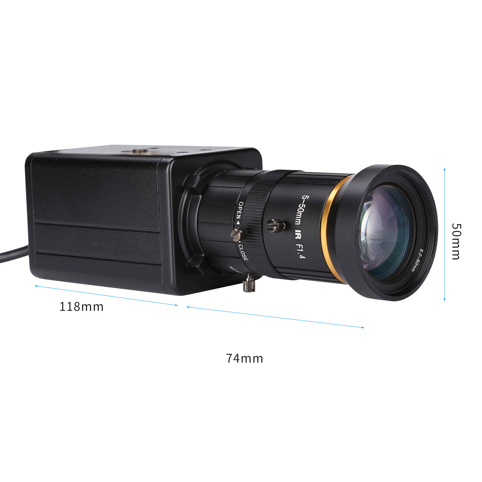 4K веб-камера с 10x зумом, микрофоном, автоэкспозицией (Win/Linux/Android, Plug&Play, для стримов/обучения)