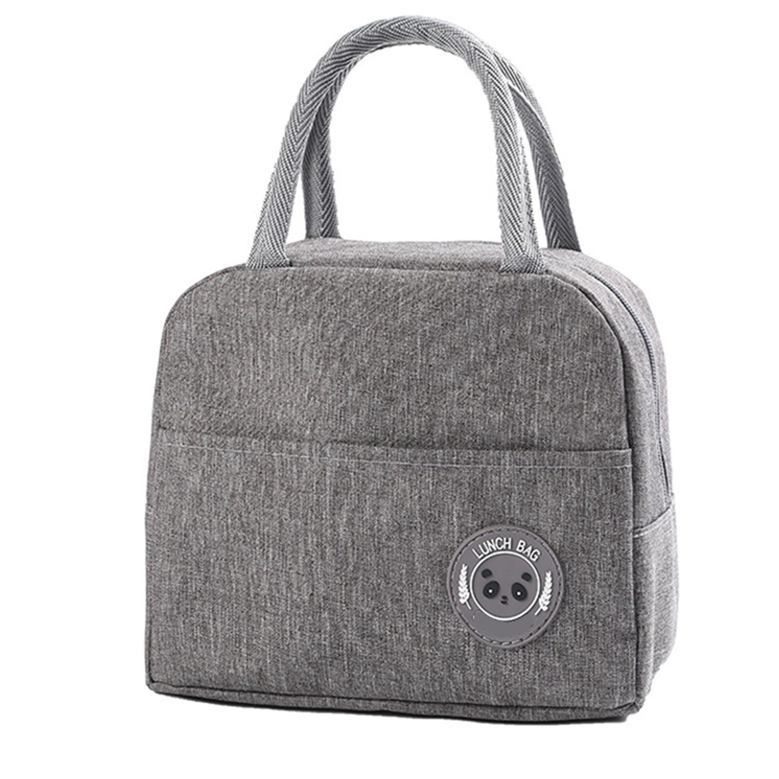 6-литровая портативная термосумка-переноска для ланча, термосумка-холодильник, многоразовая, большой вместимости, герметичная, для школы, работы, путешествий, кемпинга, пикника, походов, серая
