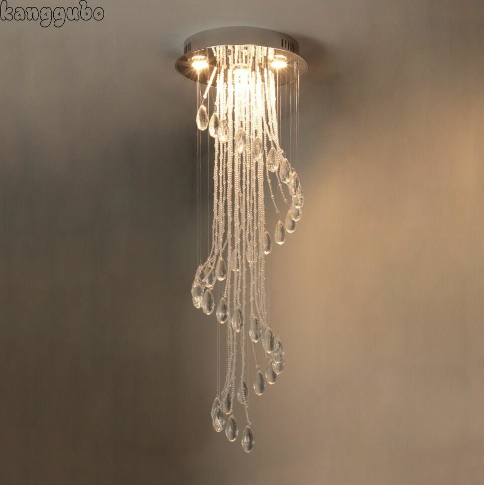 Люстра потолочная светодиодная Хрустальная люстра, лофт/лестница